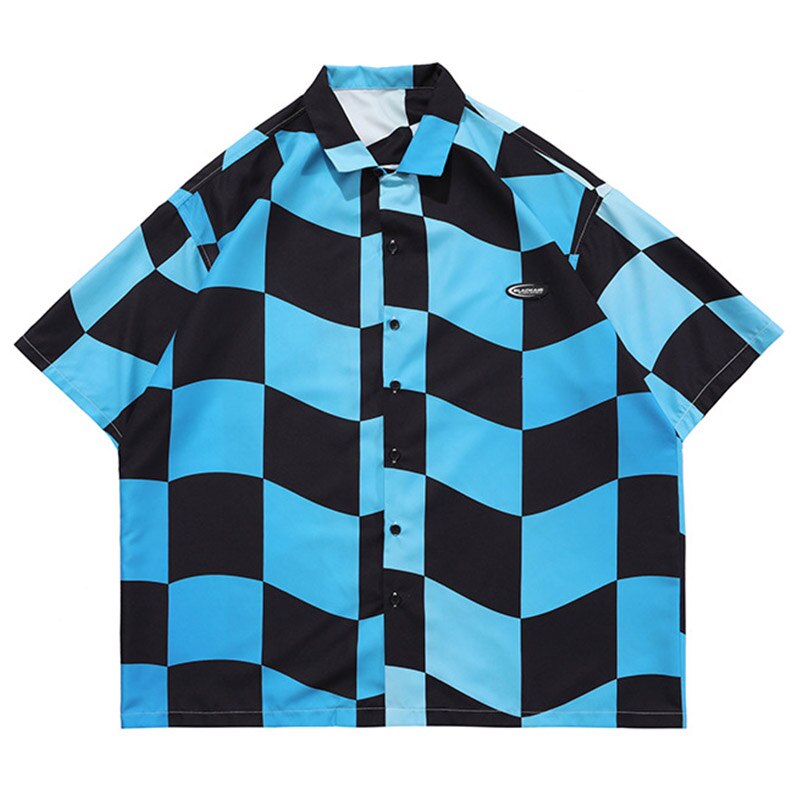 Jing Zhe Zomer Korte Mouw Shirts Mannen Hit Kleur ... – Grandado