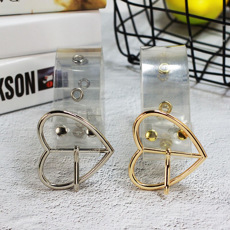 Hjerte bælter til kvinder harpiks sød gennemsigtig... – Grandado