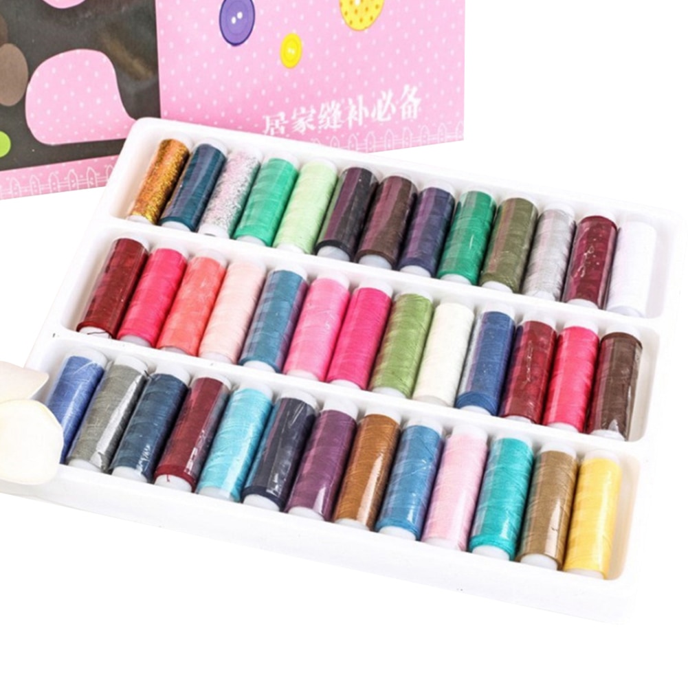 39pcs Sewing Thread 39 Color Colorful Assortment T... – Vicedeal