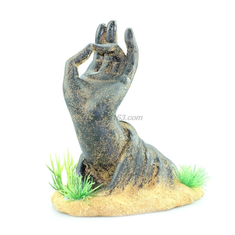 Fish Tank Decorations Buddha Hand Statue Aquarium ... – Grandado