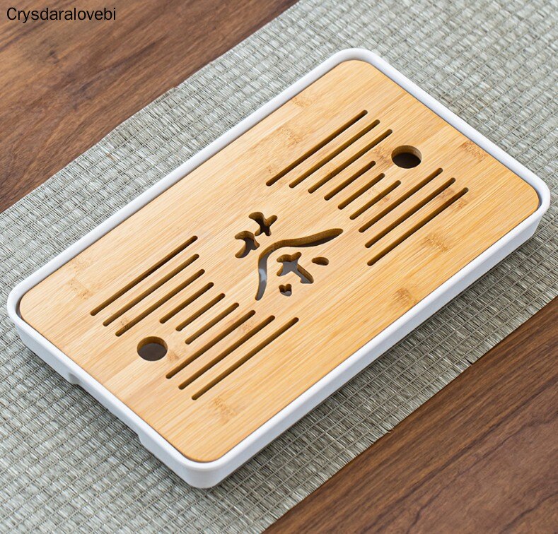 2000ml Natural Wood Bamboo Tea Tray Tea Board Chin... – Grandado