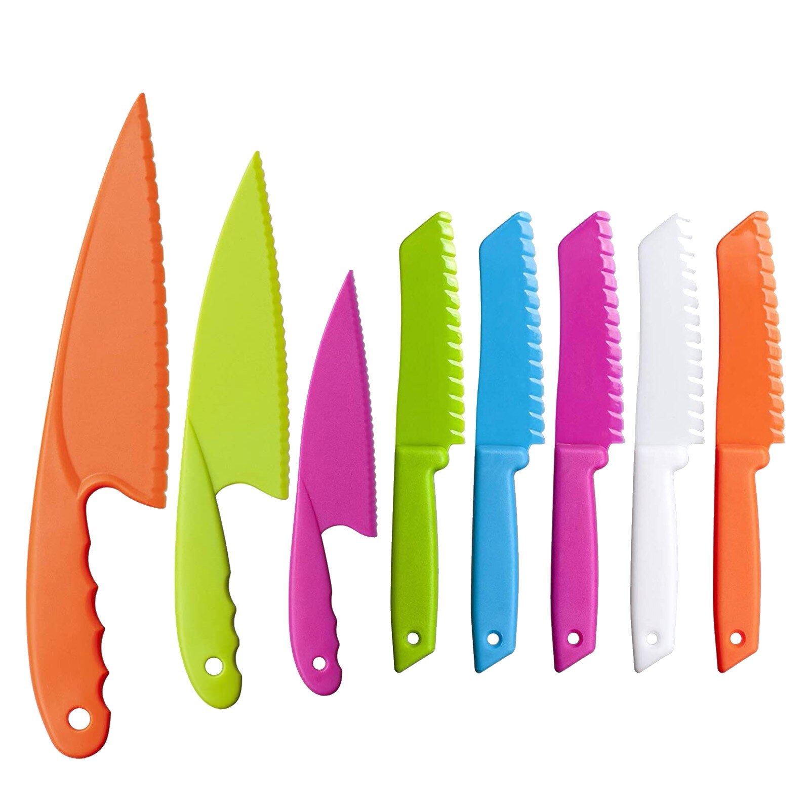 Kid Knives Nylon Kitchen Baking Knives Set Perfect... – Vicedeal