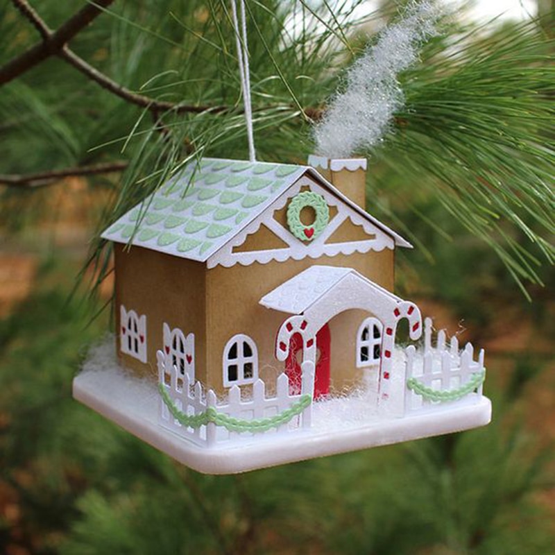 neue Nette Häuser Schablone Metall Schneiden Stirb... – Vicedeal