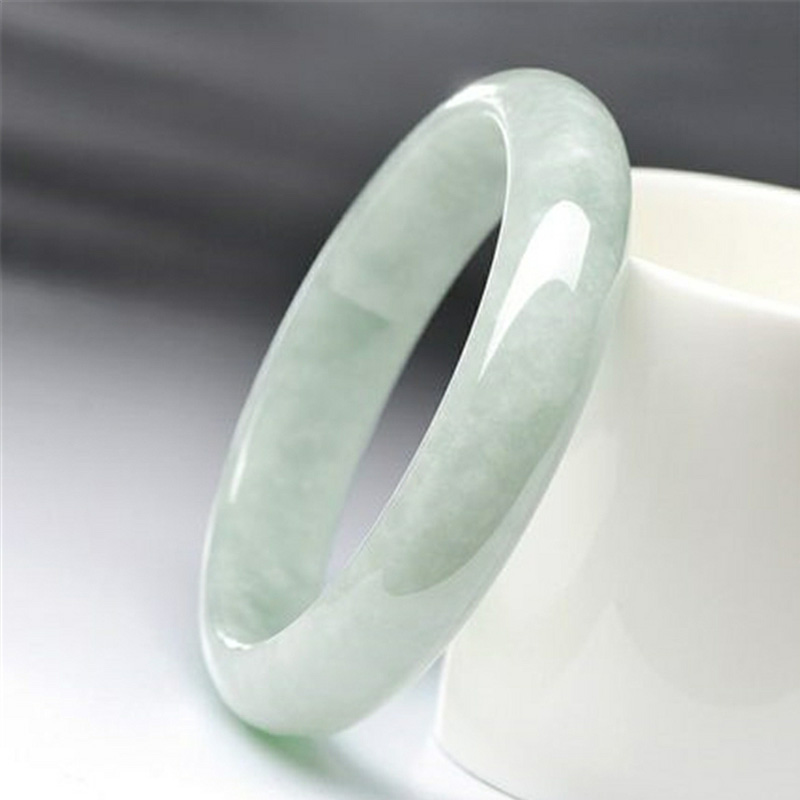 Myanmar 5A Natural Jadeite Bangle Green Jade Brace... – Grandado