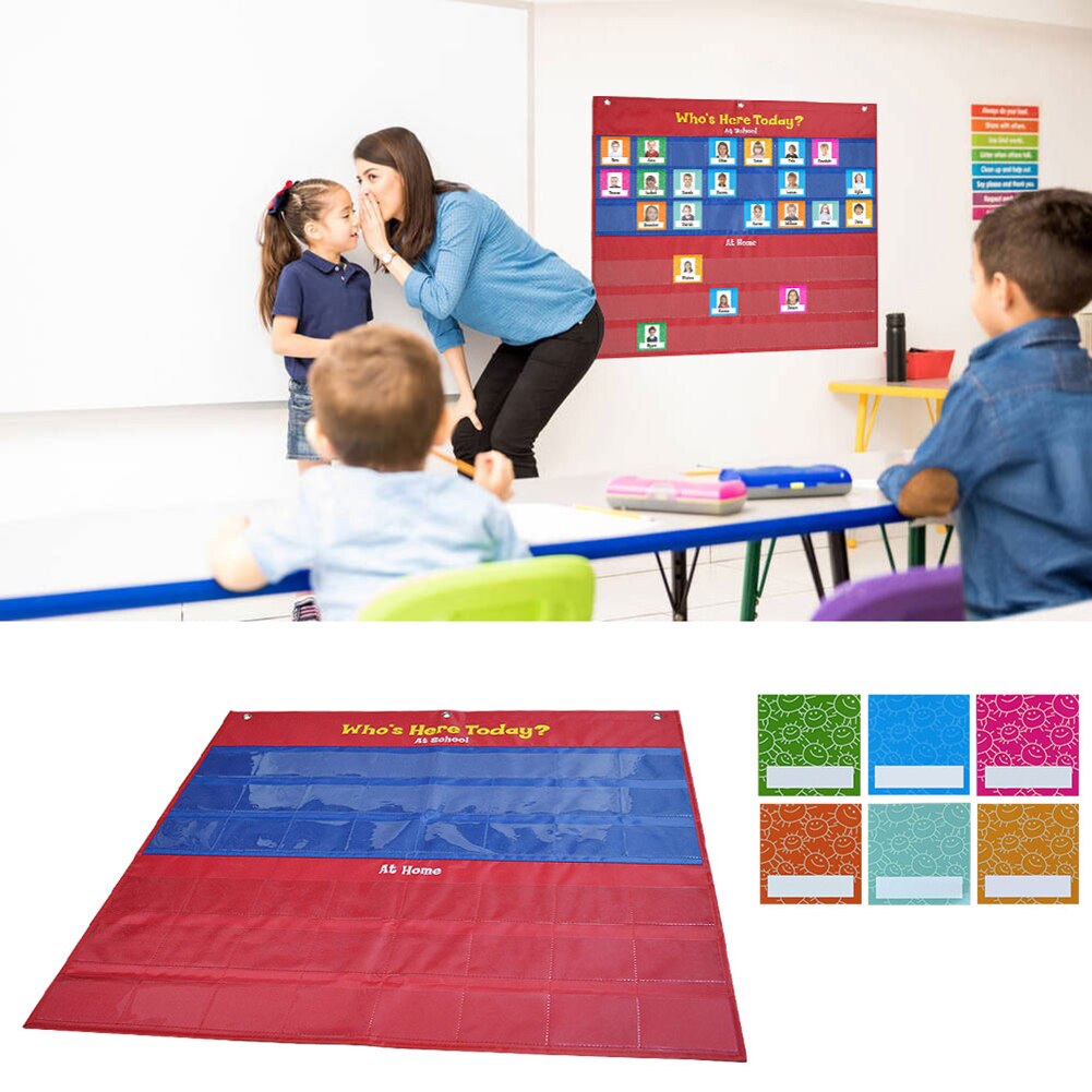 Attendance Pocket Chart Classroom Management Pocke... – Grandado