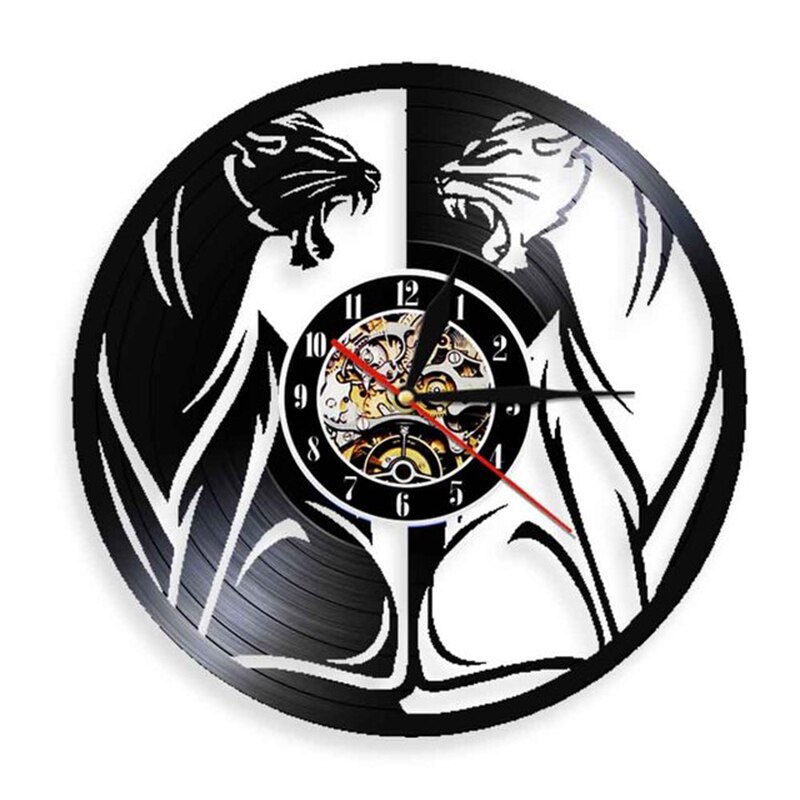 Animal Beast Black Panther Wall Art clock African ... – Vicedeal