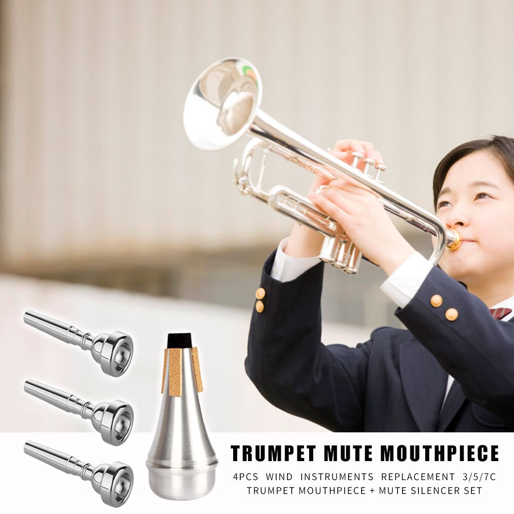 Lightweight Trumpet Mouthpiece Mute Set Portable M... – Grandado
