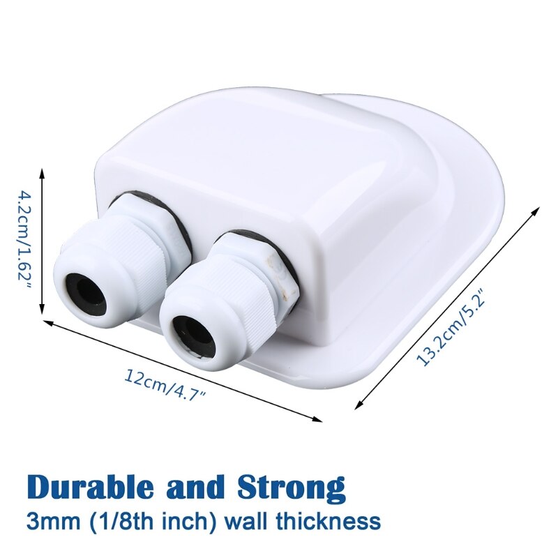 Solar Cable Entry Gland Housing Box Weatherproof C... – Grandado