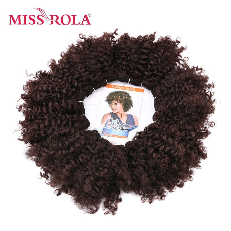 Miss Rola 6pcs/lot Curly Synthetic Hair Extensions... – Grandado
