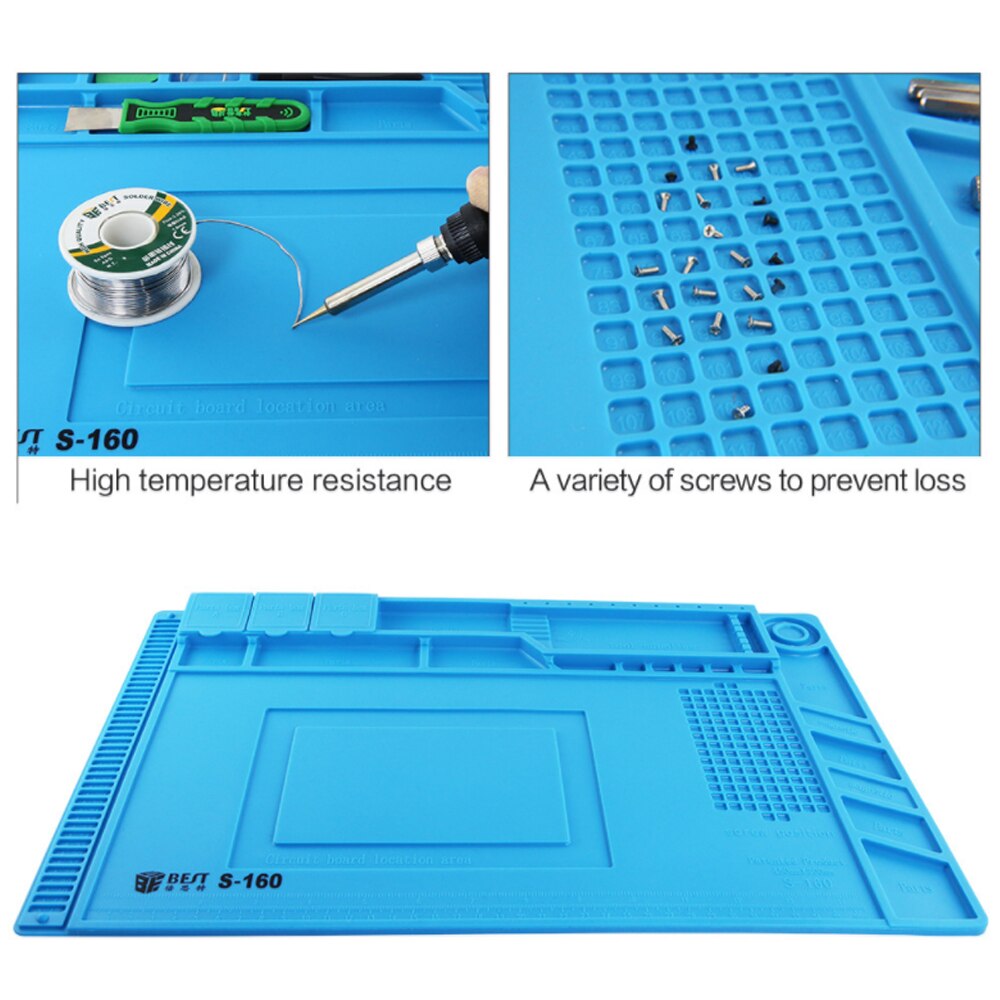 Heat Insulation Silicone Soldering Mat Heat-Resist... – Grandado