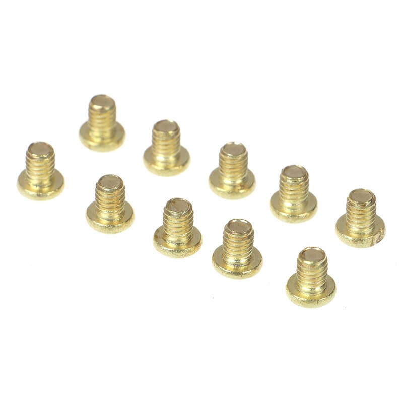 10Pcs M4 Copper Machine Screws Machine Pan Head Br... – Grandado