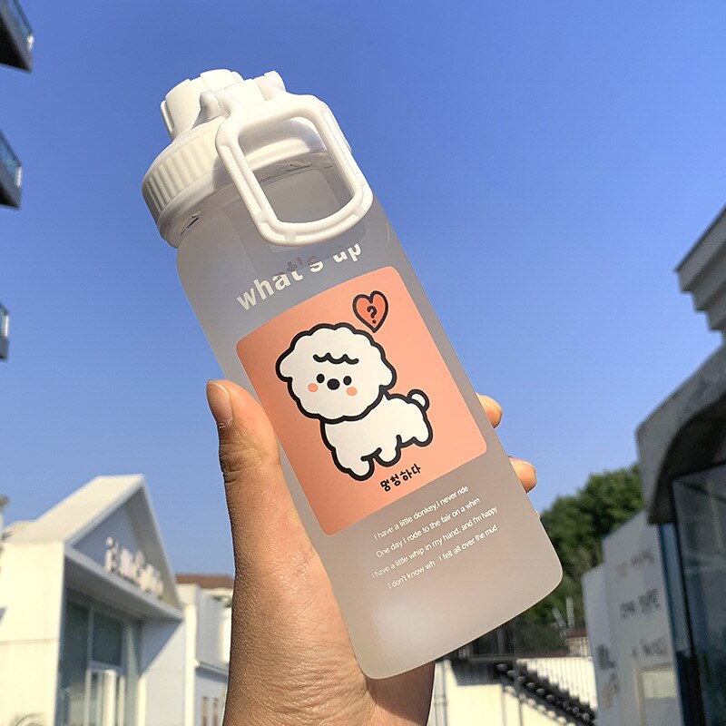 OAPE Glass Water Bottle Eye Ring Tour Drinking Bot... – Vicedeal