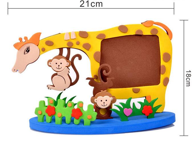 Kids DIY EVA Photo Frame Foam Craft Kits Education... – Grandado