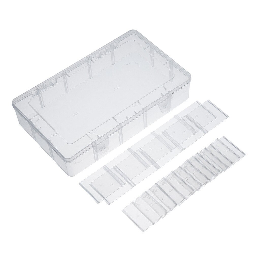 XRHYY Clear Crafts 15 Compartments Organizer Stora... – Vicedeal