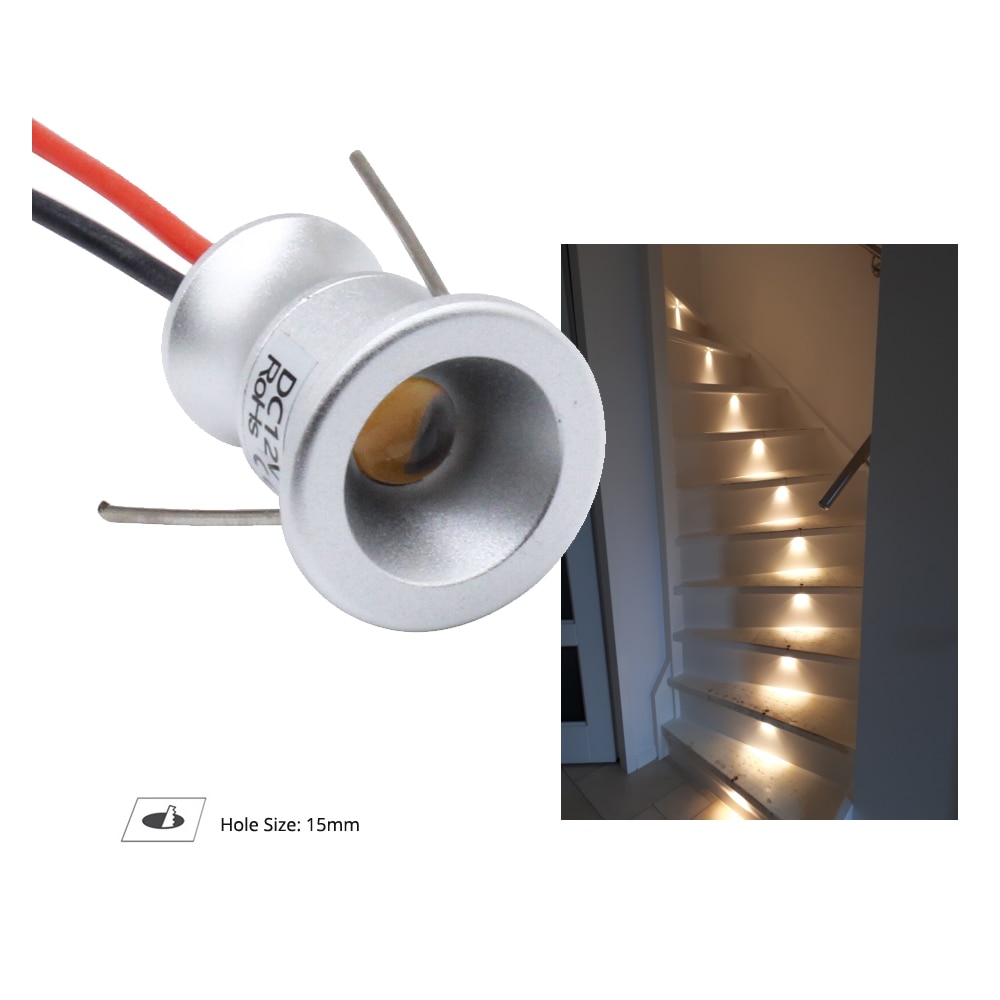Vandtæt ip65 1w dc12v mini led spot lys indendørs... – Grandado