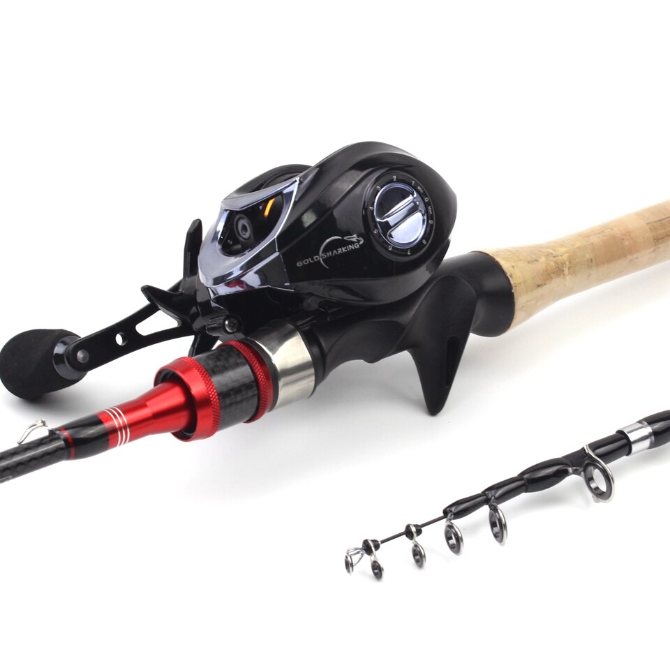 1,8 M ul angelrute Carbon Casting Stange und Baitc... – Vicedeal