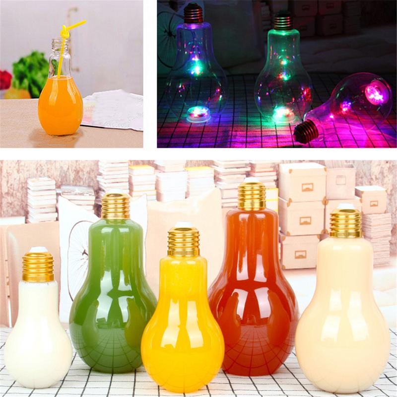 Innovative Light Bulb Drink Juice Bottles Cute Jui... – Grandado