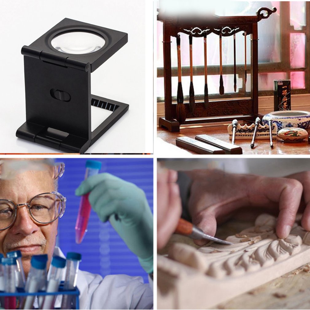 Table Magnifier 10X Magnifying Glass Cloth Textile... – Grandado