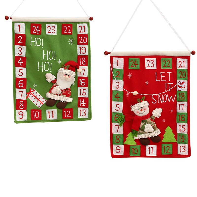 Advent Calendars Christmas Decorations Santa Claus... – Grandado