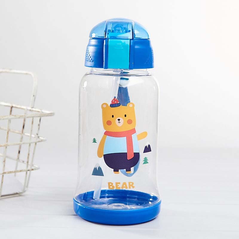 600ml Cartoon Portable Baby Feeding Water Drink St... – Grandado