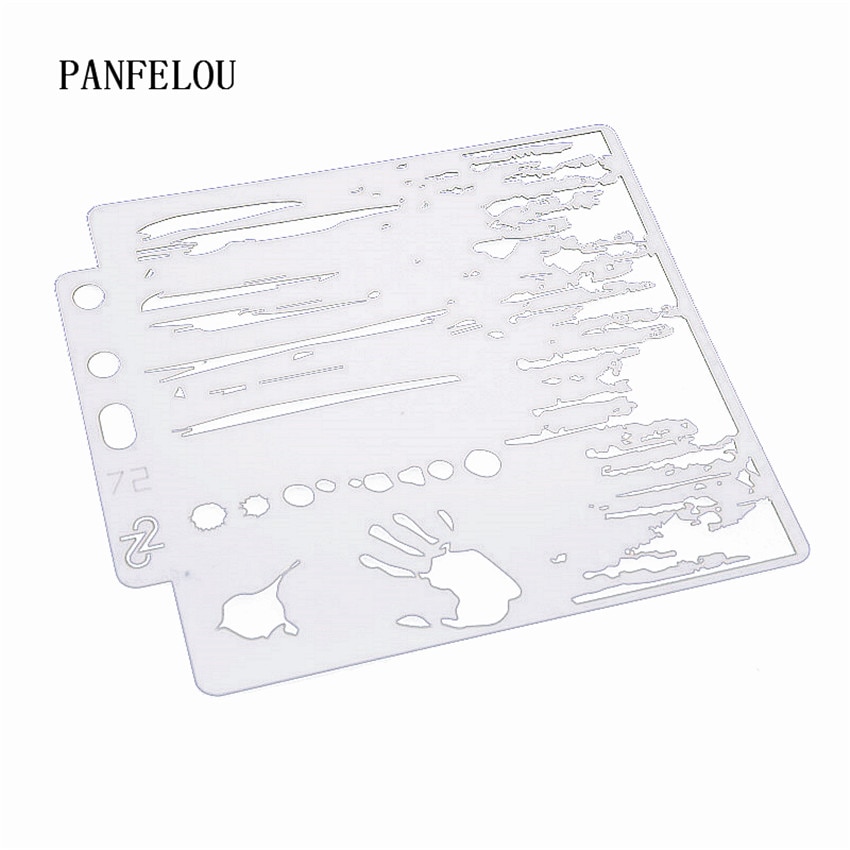 Drömland handtryck scrapbook schabloner spray plas... – Vicedeal