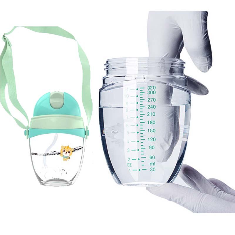 Baby Kids Straw Feeding Cup Tritan Milk Thermos Po... – Grandado
