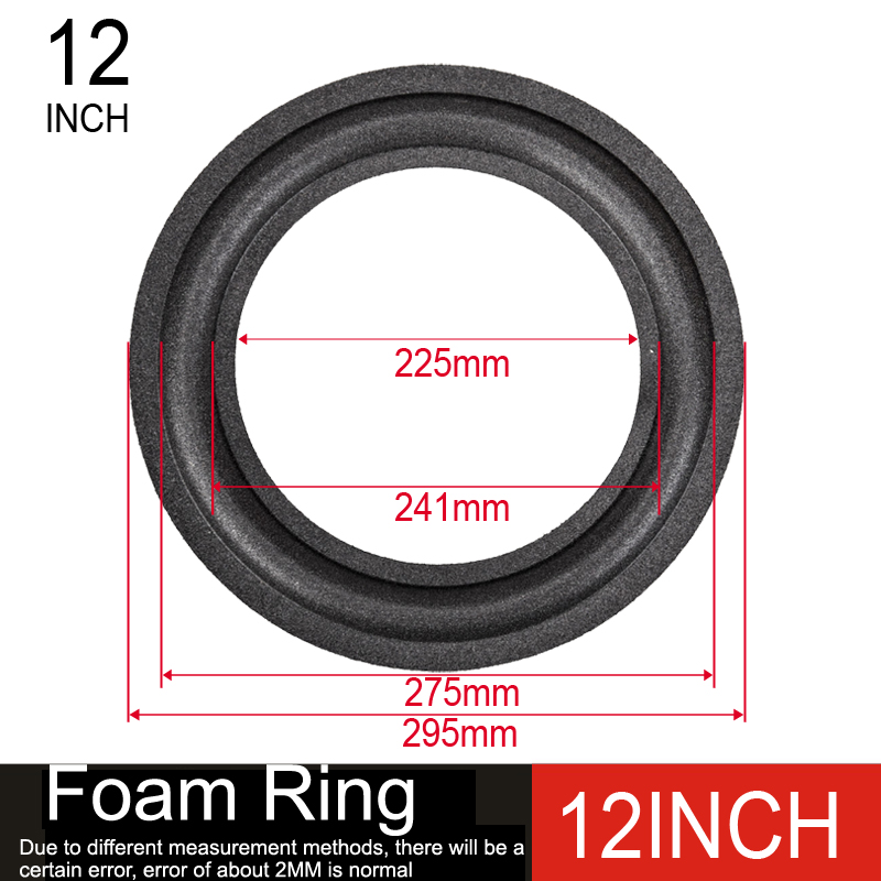 DIYLIVE 12 inch Subwoofer Cloth Edge Foam Edge Fol... – Grandado