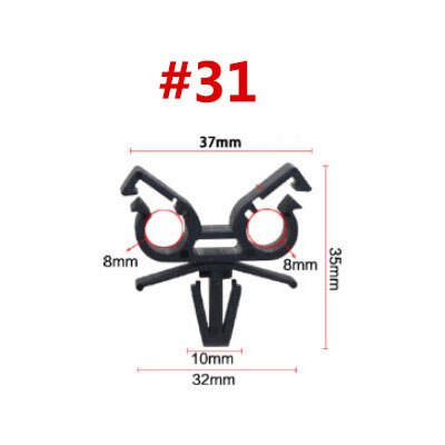 Automobile Cables Air Tube Clamp Nylon Plastic Oil... – Vicedeal