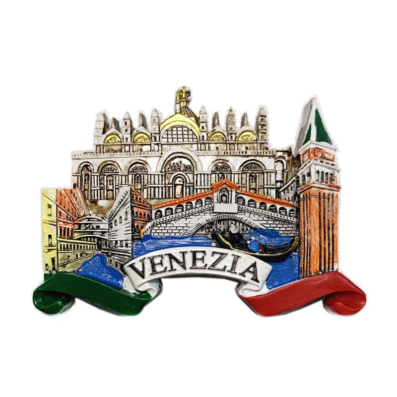 Novelty Europe Style refrigerator sticker resin fr... – Grandado