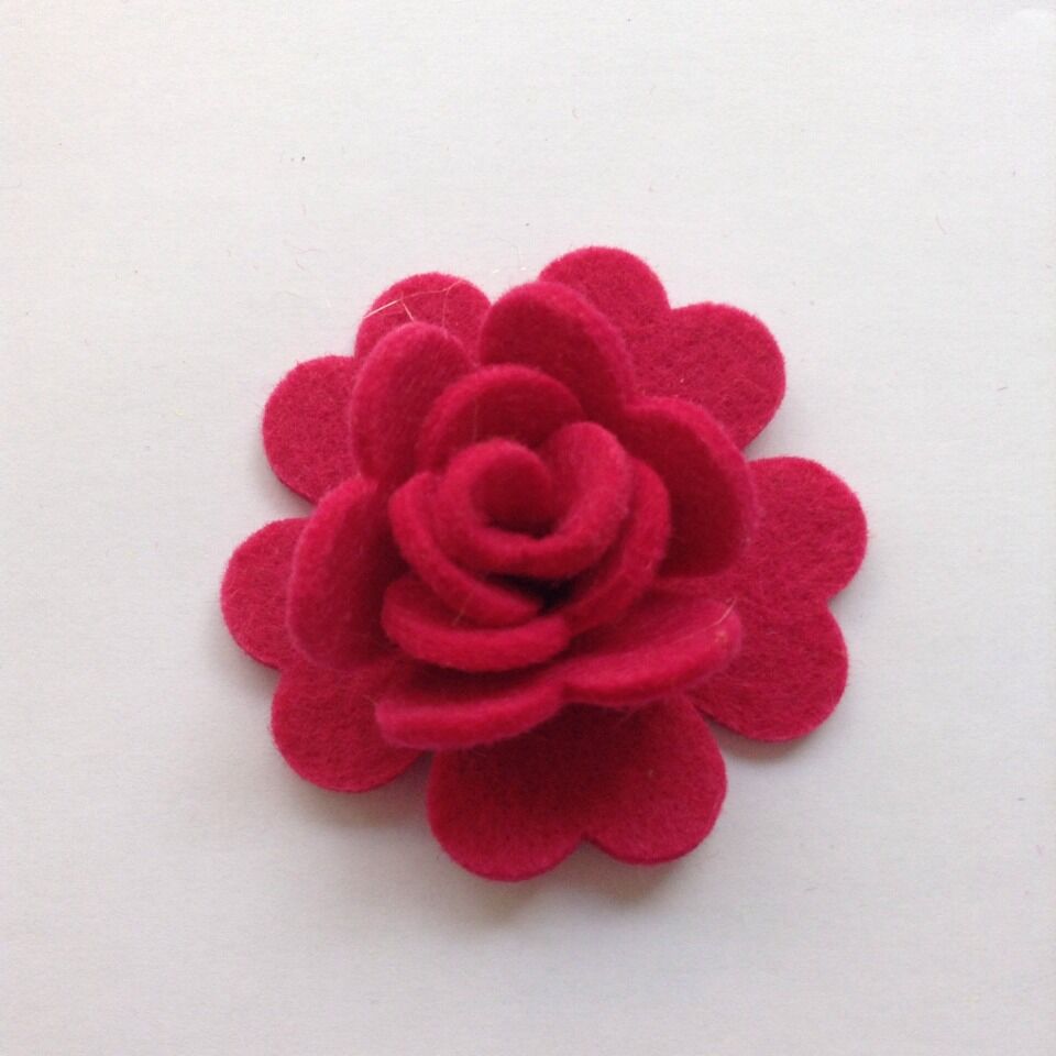 DIY felt colorful rose 50PCS/lot 60*60mm – Grandado