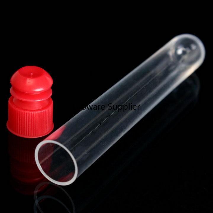 50pcs 15x150mm 20ml Clear Plastic test tubes with ... – Grandado