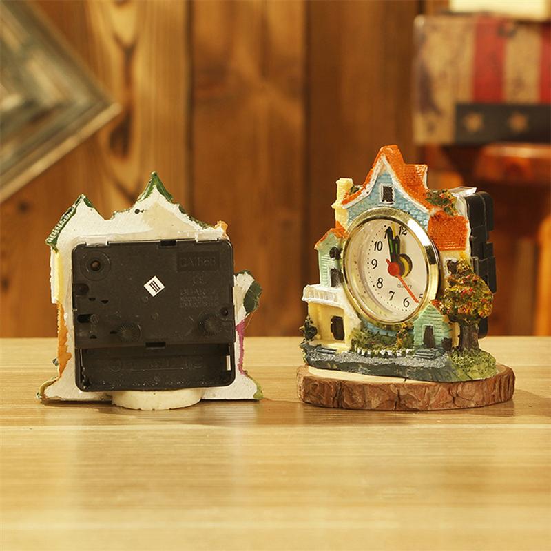 1PC European Style Castle Shape Alarm Clock Bedsid... – Grandado