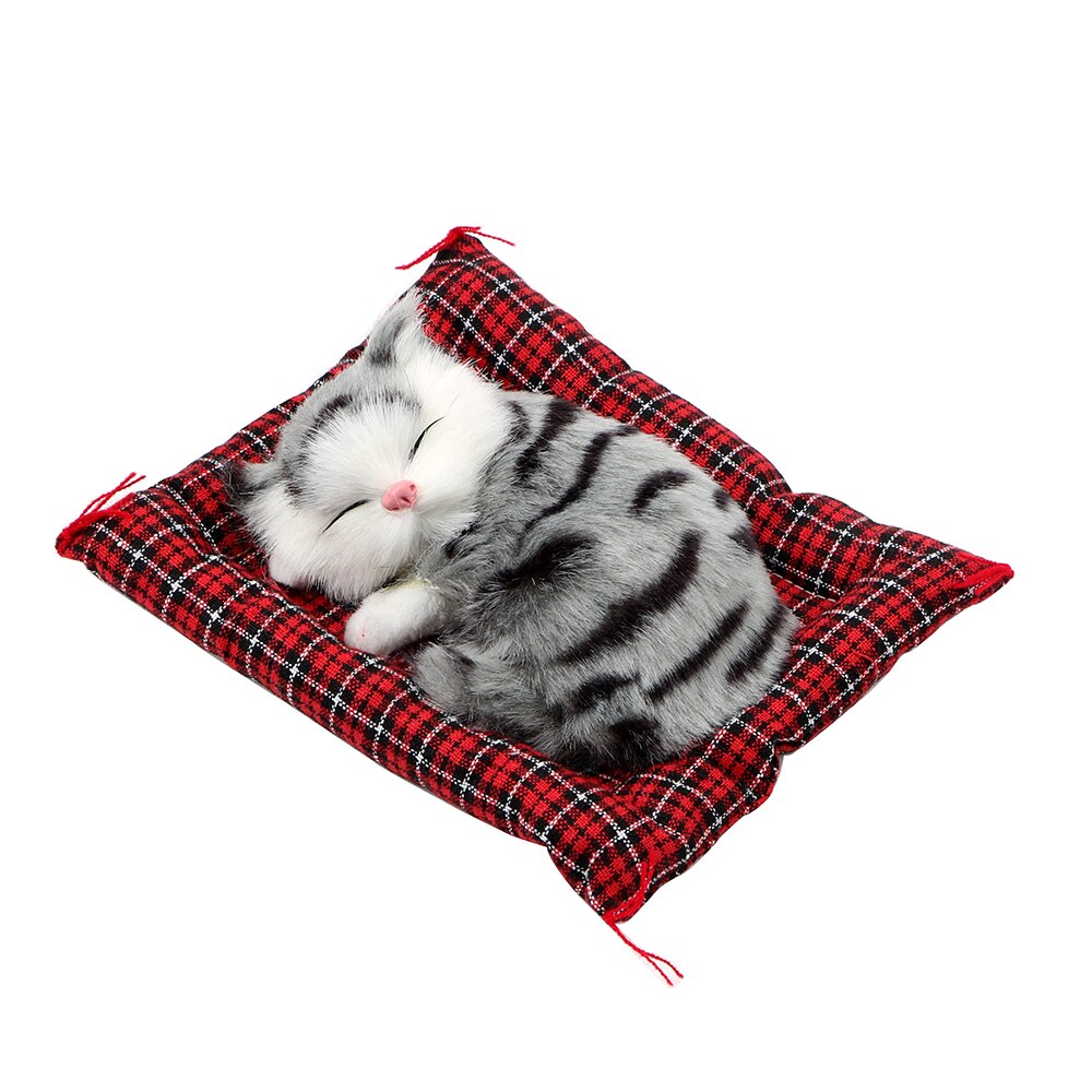 Cute Simulation Sleeping Cats Lovely Plush Kittens... – Grandado
