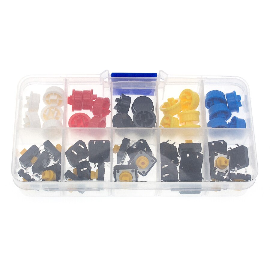 25pcs Tactile Push Button Switch Momentary 12 12 7 Grandado
