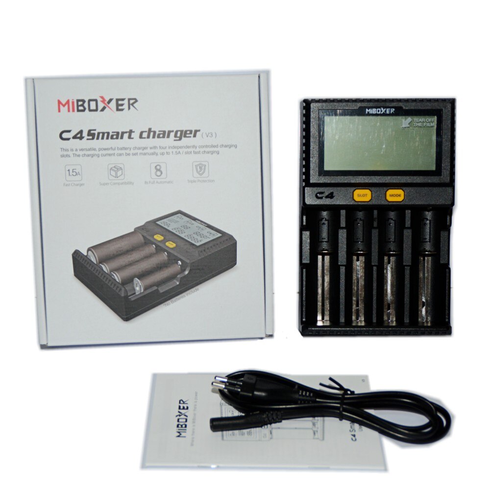 Original Miboxer C4 VC4 LCD Smart Battery Charger ... – Grandado