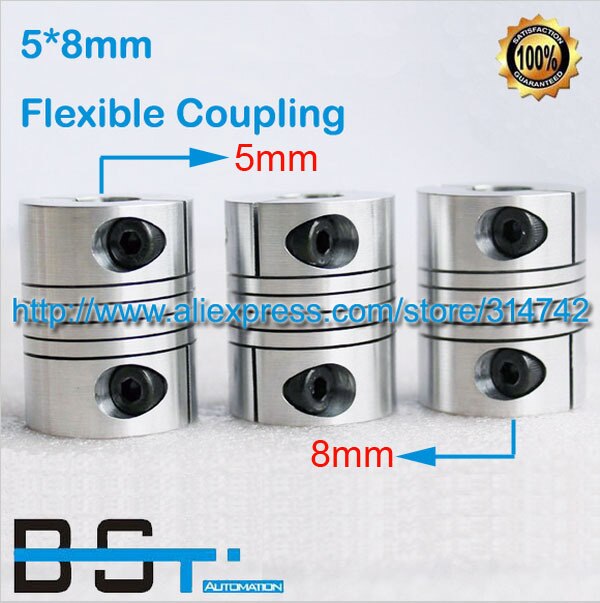 5x8mm / 5mm To 8mm Flexible Coupling OD 20x25mm – Vicedeal