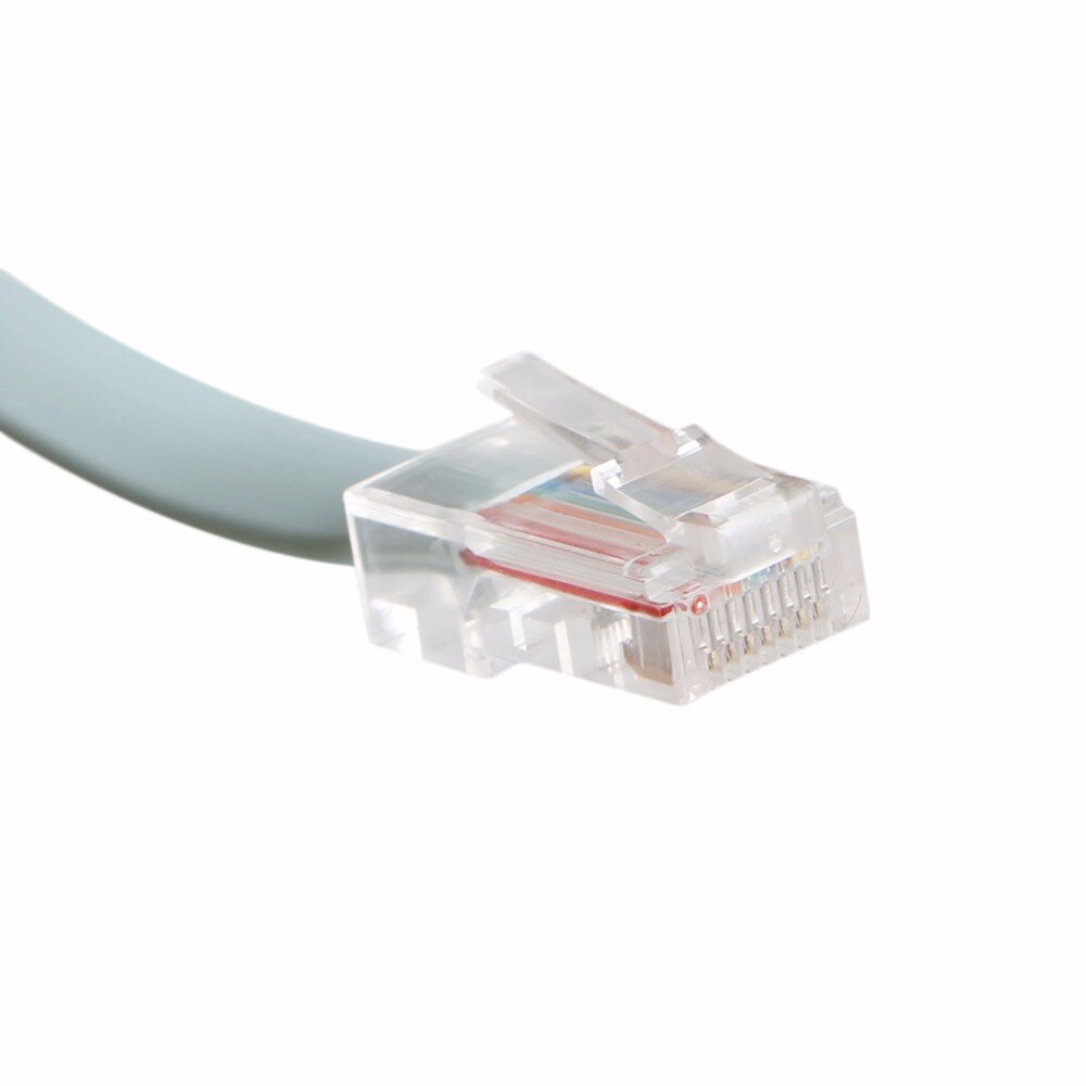 Cat5e RJ45 CAT6 to RS232 DB9 Console Ethernet Cabl... – Vicedeal