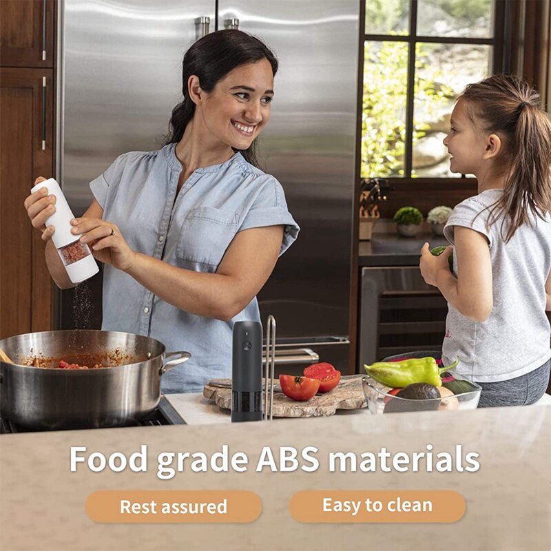 Rechargeable Electric Pepper Grinder, USB Power Su... – Vicedeal