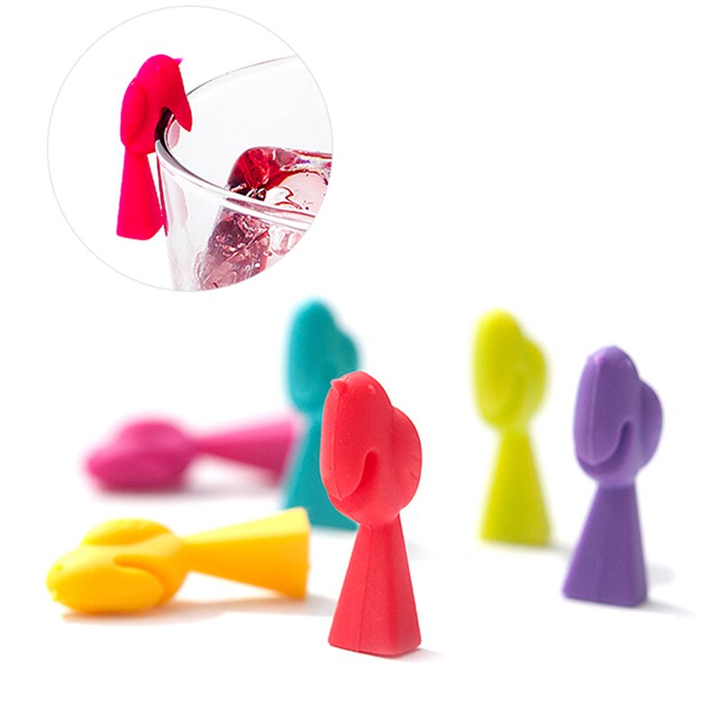 6PCS Silicone Bird Tits Wine Glass Mark Recognizer... – Grandado 6PCS Silicone Bird Tits Wine Glass Mark Recognizer... – Grandado