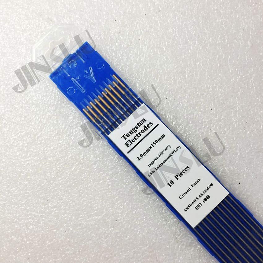 1.5% gold tip WL15 Lanthanated tungstern electrode... – Vicedeal