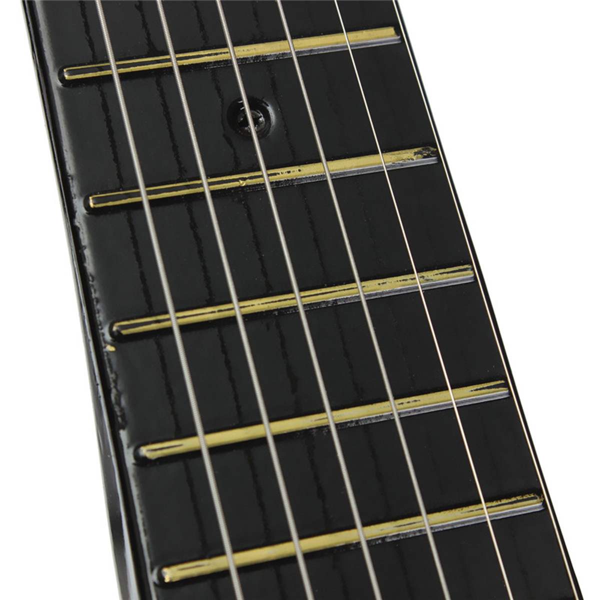 23'' Black 6 String Beginner Wood Acoustic Guitar with Pick + Wire for ...