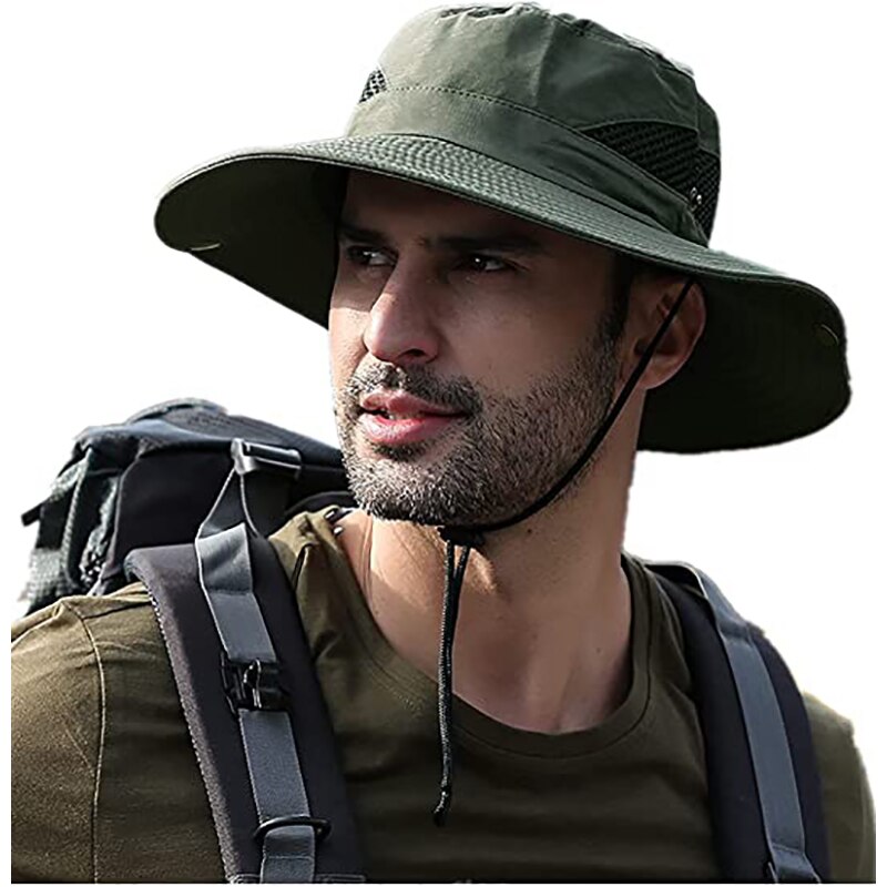 Mode Boonie Hoed Mannen Vissen Hoed Anti-Uv Besche... – Vicedeal
