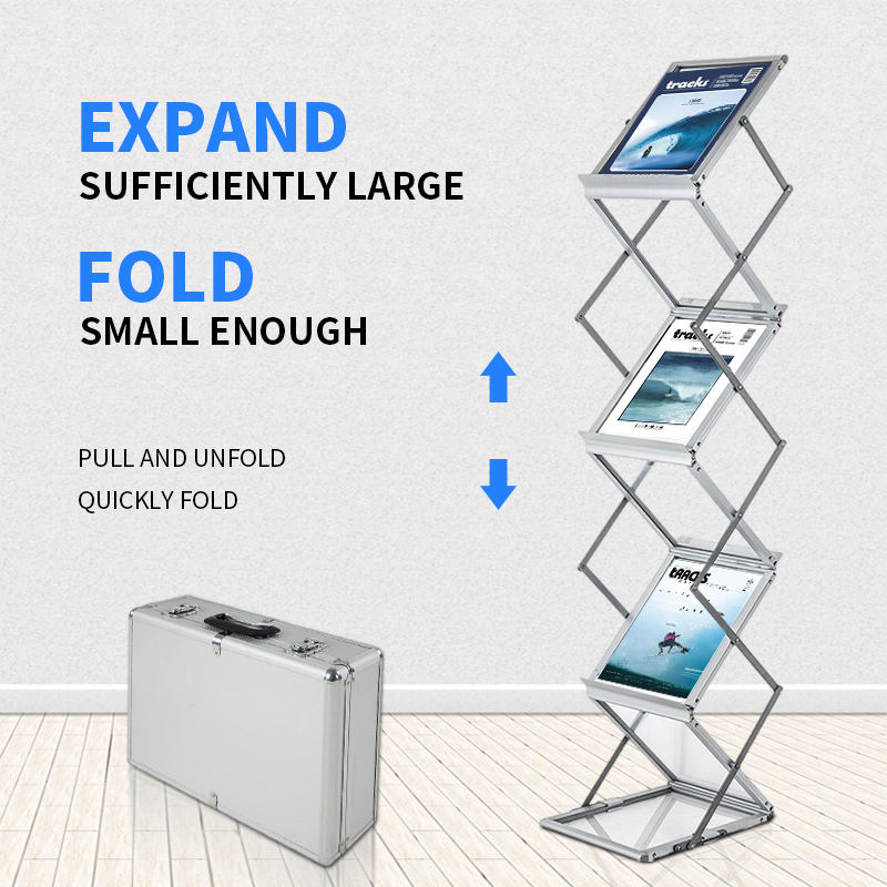 Folding magazine rack, enterprise product brochure... – Grandado