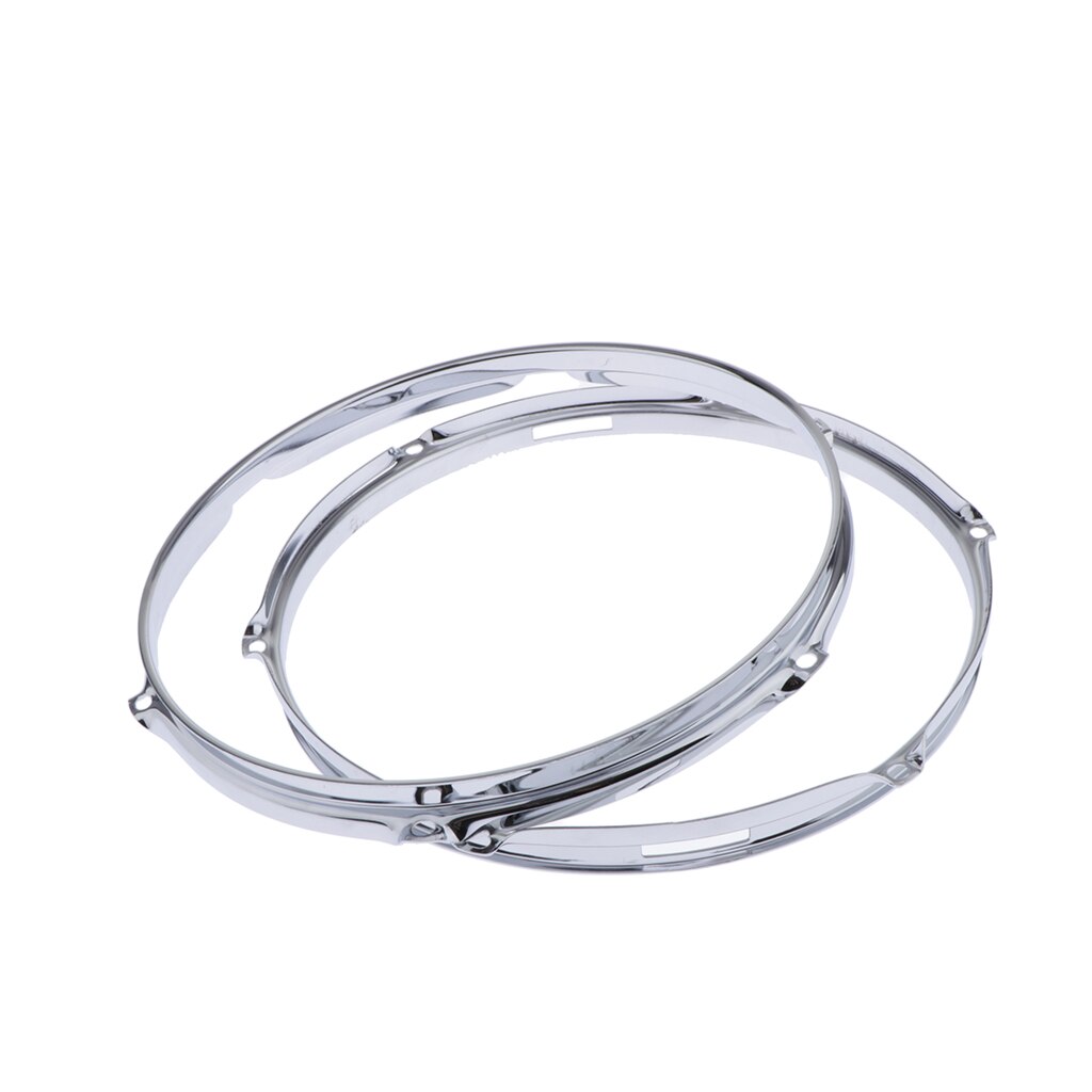 2Pcs Zinc Alloy 12inch 6 Holes Drum Rim Hoop 1.5mm... – Vicedeal