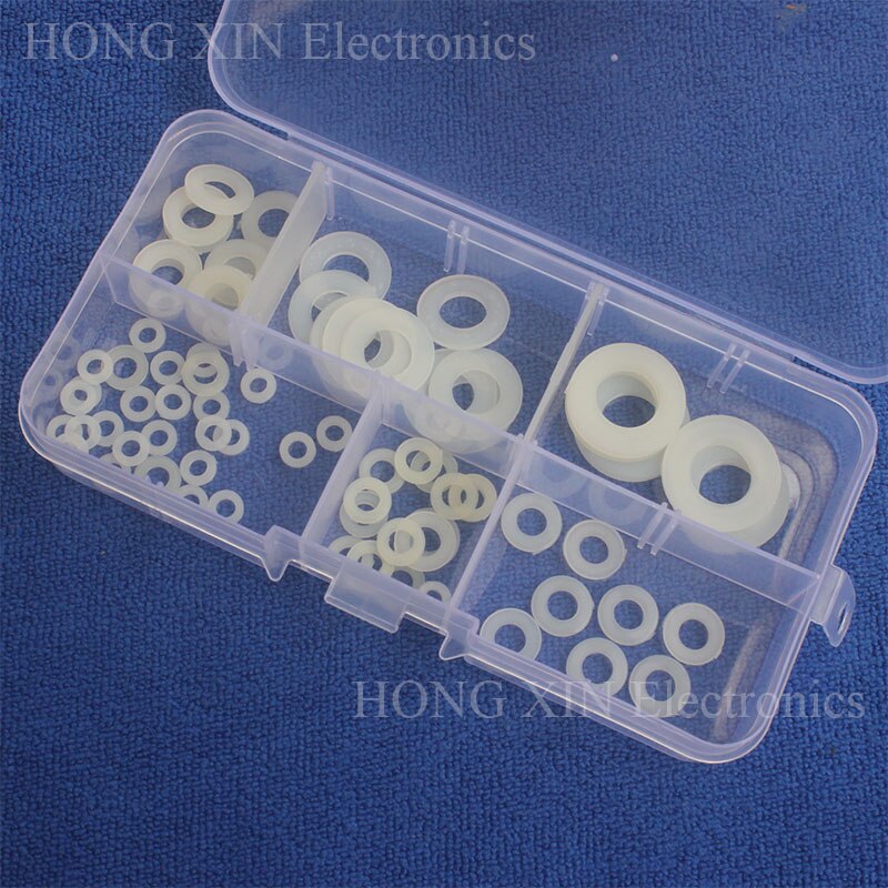 75 Stks Wit M3/M4/M5/M6/M8/M10 PCB Nylon Plastic W... – Vicedeal