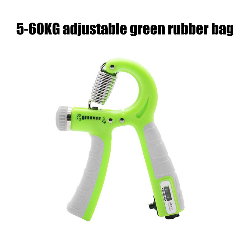 R-Shape Adjustable 10-130 lbs Hand Grip with Count... – Grandado