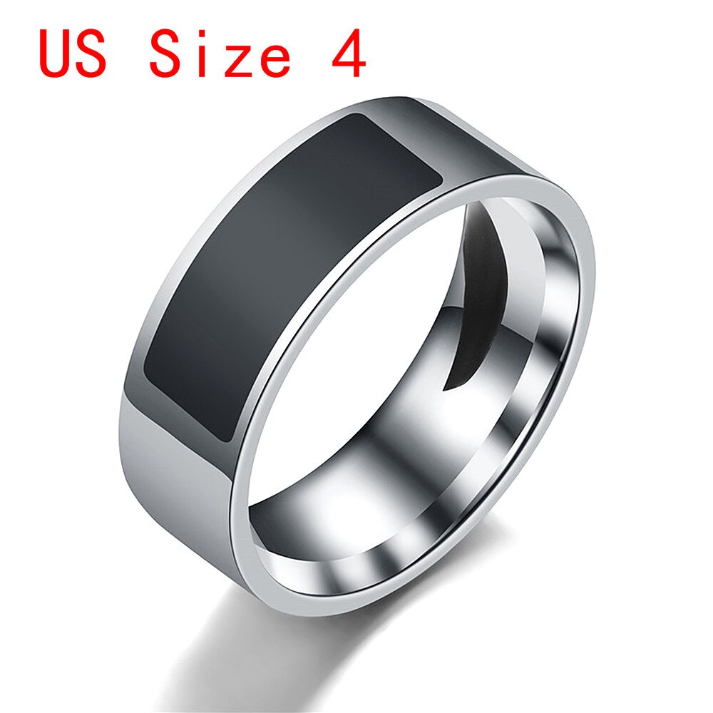 Multifunctional NFC Smart Ring Black Information S... – Grandado