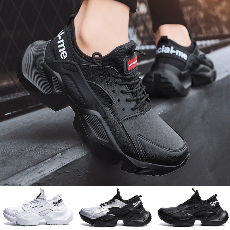 Mænd sneakers walking sko åndbare mænd chunky sko ... – Grandado