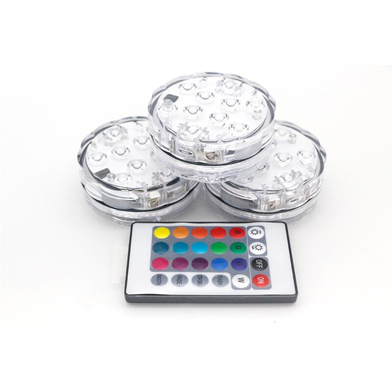 3 10 13leds zwembad verlichting met afstandsbedien... – Vicedeal