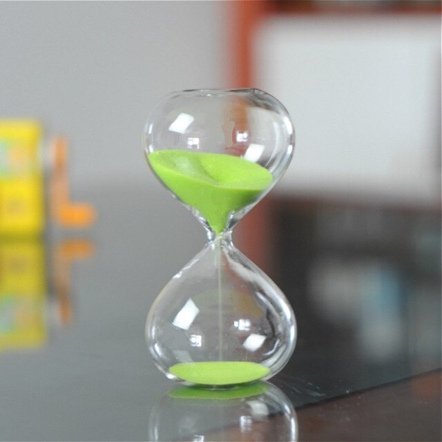 9 Color Glass Hourglass Sand Timer Home Decor Birt... – Grandado